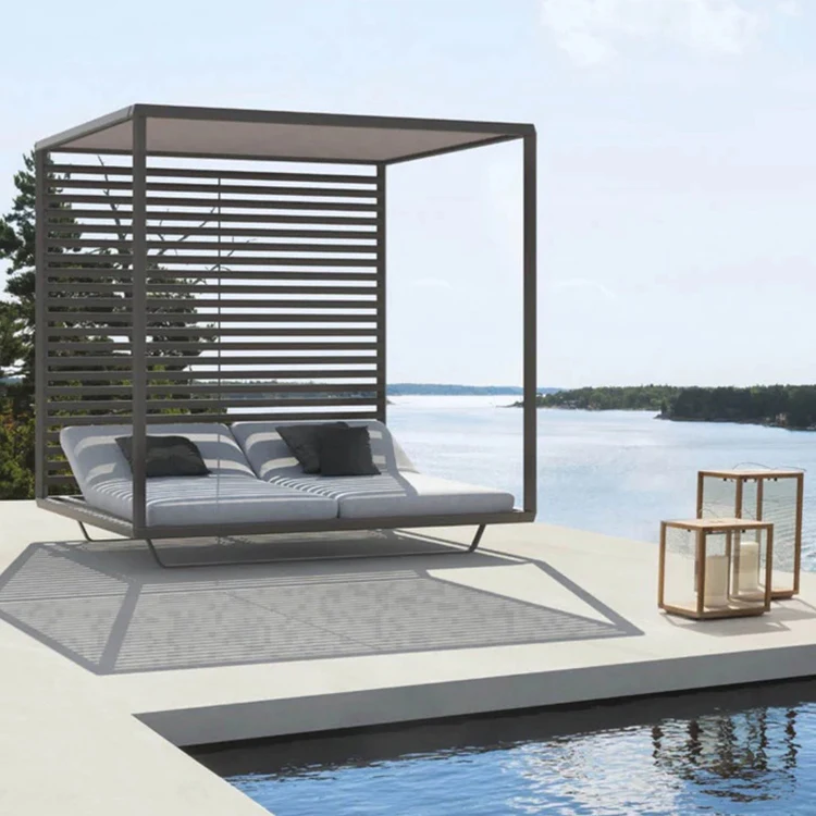 Modern luxury outdoor pool side beach hotel weather big double outdoor ...