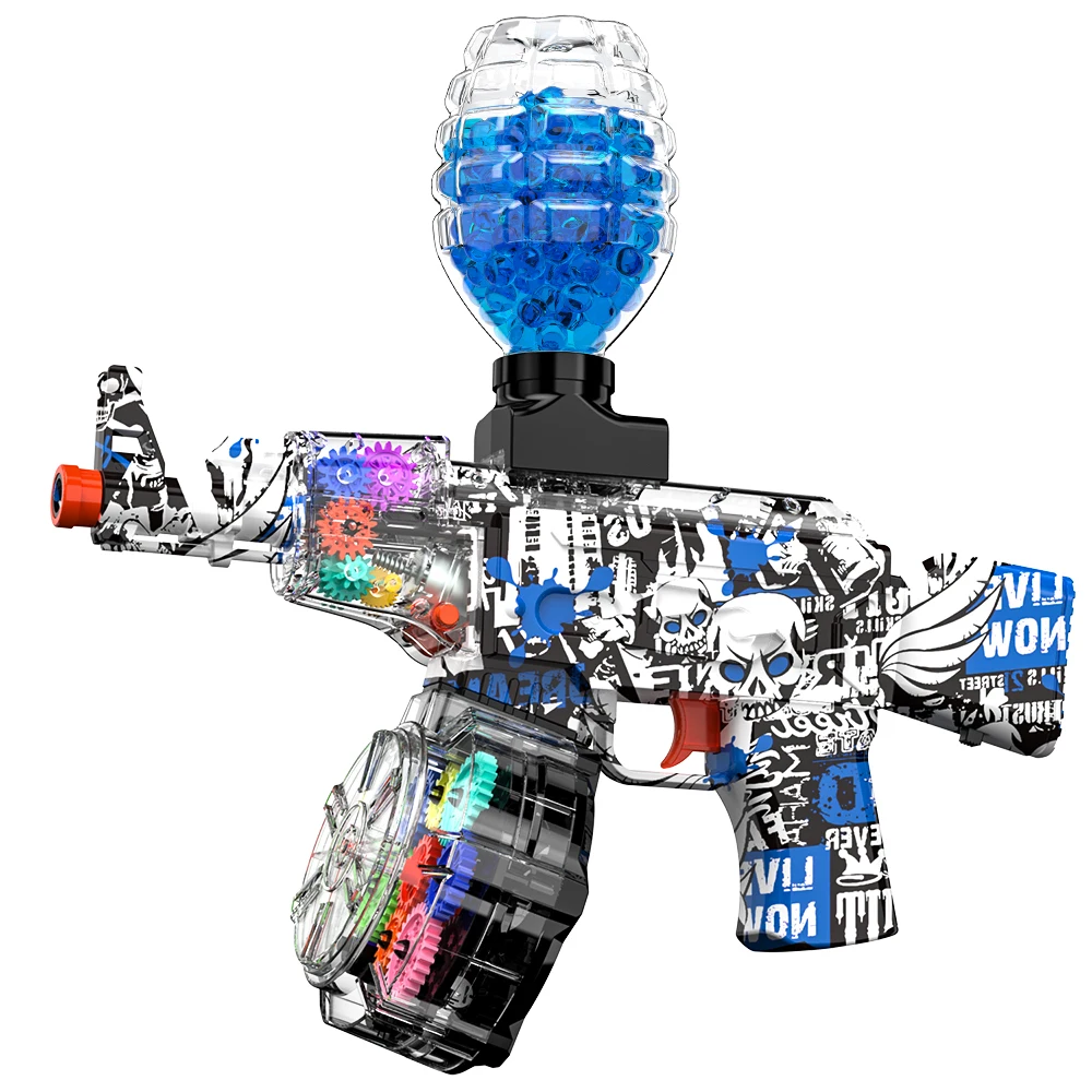 Gun Pistol Spray Airsoft Metal Splatter Ball Bb Accessories Ak 47 Soft ...