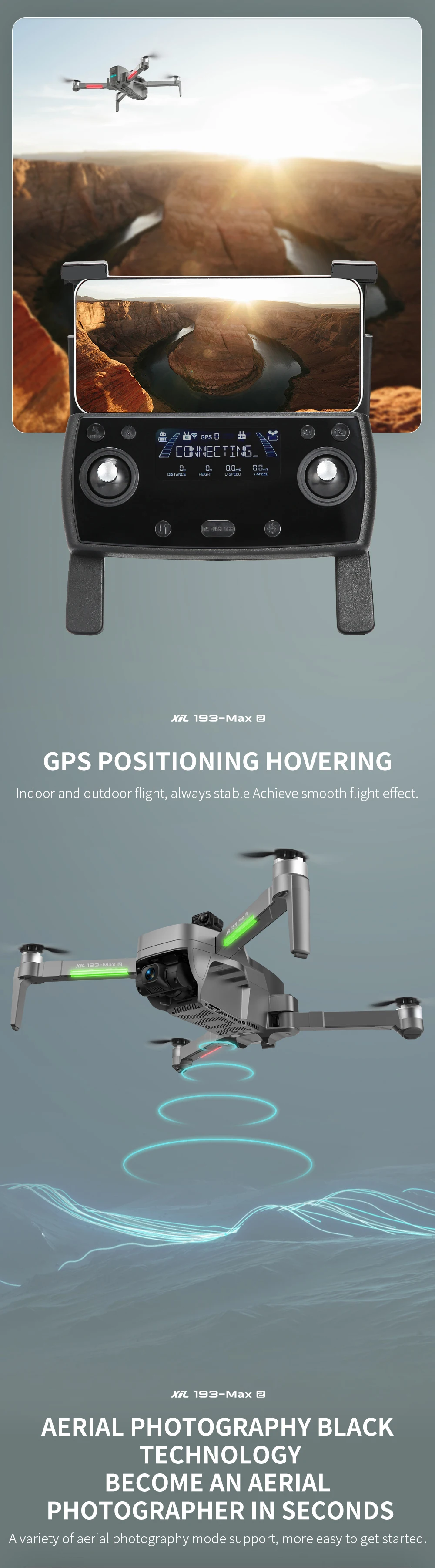 5KM Long Range Drone - 30mins Flight Time with 4K Camera