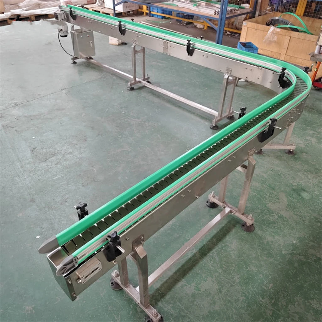 90 Degree Turning Conveyor - Efficient Curved Belt Machine