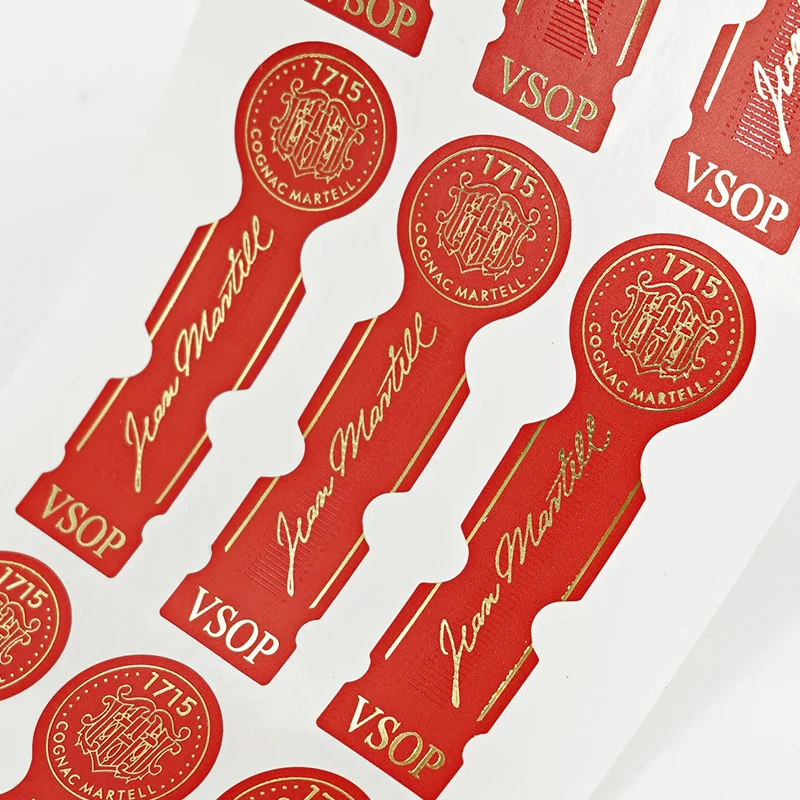 Custom Self-adhesive Paper Light Uplabels Olive Pill Amber Wine Battery ...