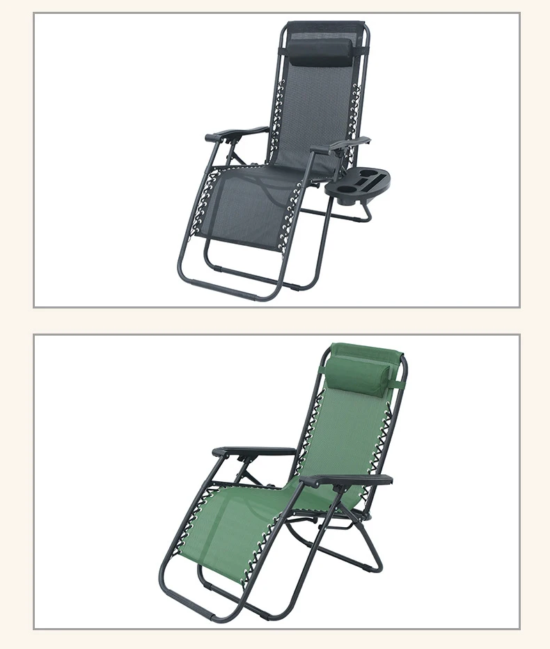 Factory Outdoor Lounge Beach Chair Adjustable Folding Camping Fishing ...