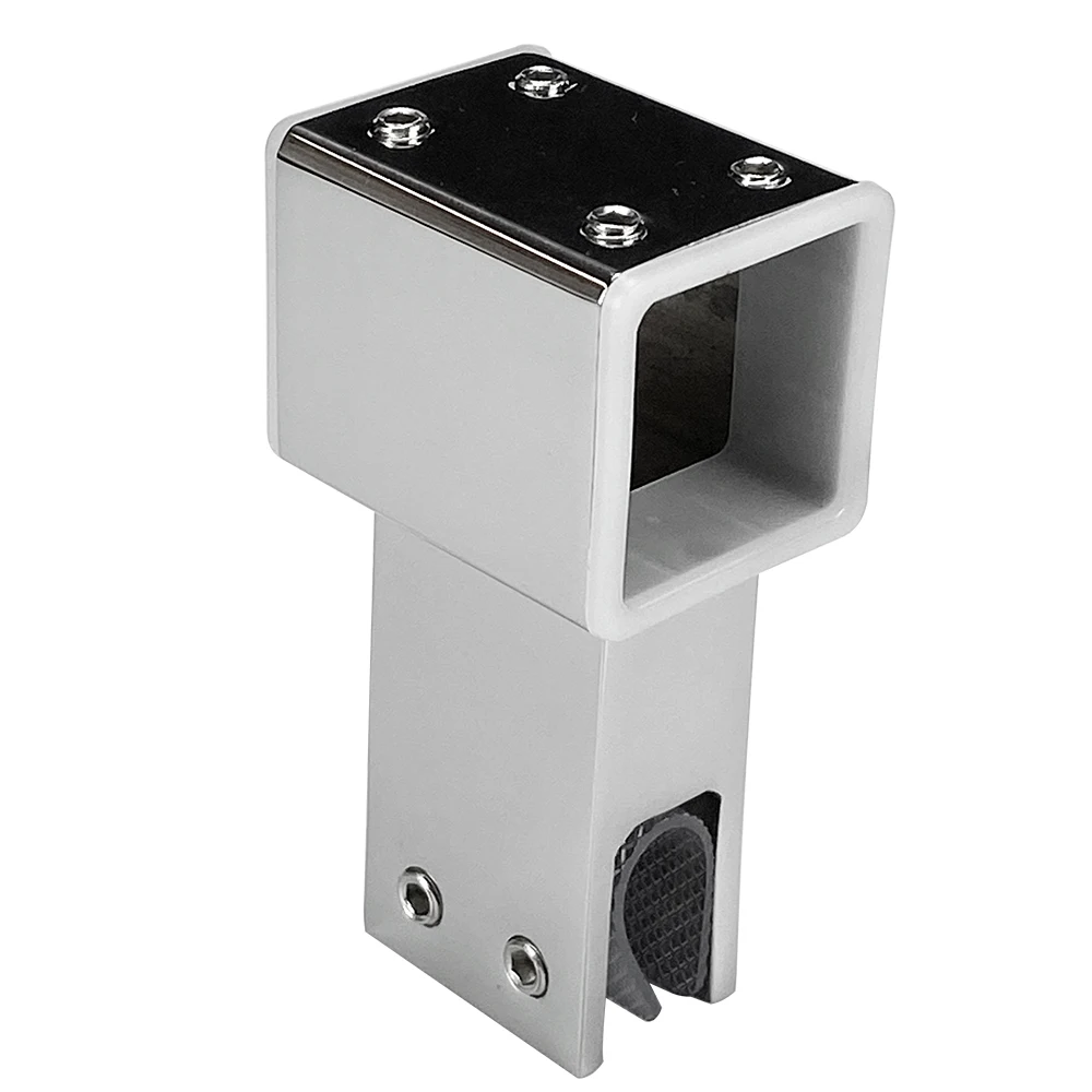 Glass Holder Sus304 Fittings Square Round Tube Clip For Shower Door ...