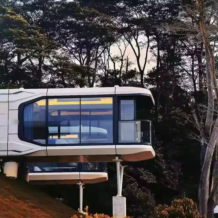 Capsule House Luxury Sleeping Pod Prefab Mobile Villa Space Capsule ...