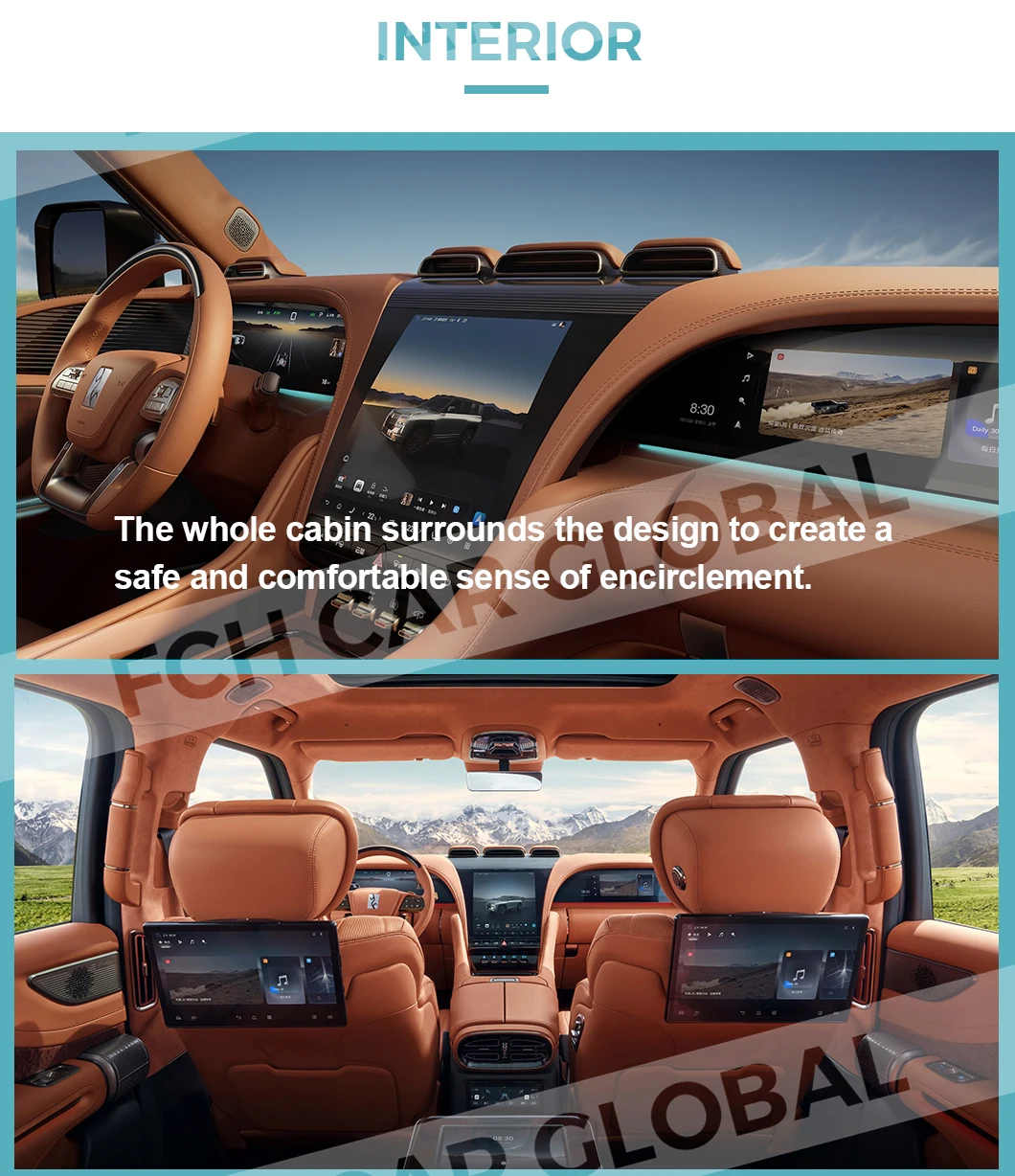 2023 Byd Yangwang U8 New Byd Extended Range Suv Non-load Bearing Body 5 Seats Cltc 1000km 4wd Ev ...