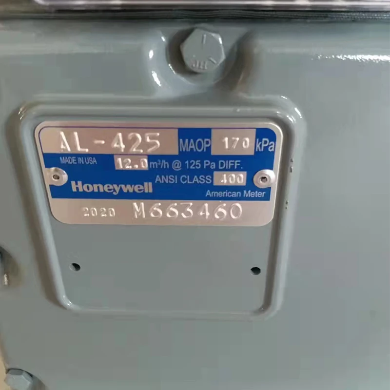 Honeywell Amco Al425 Dn40 Gas Flowmeter City Natural Membrane Gas Meter ...
