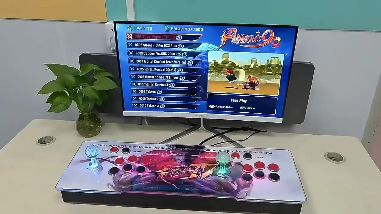 9800 In1 Pandora E-sports Box Wireless Arcade Controller Arcade Game ...