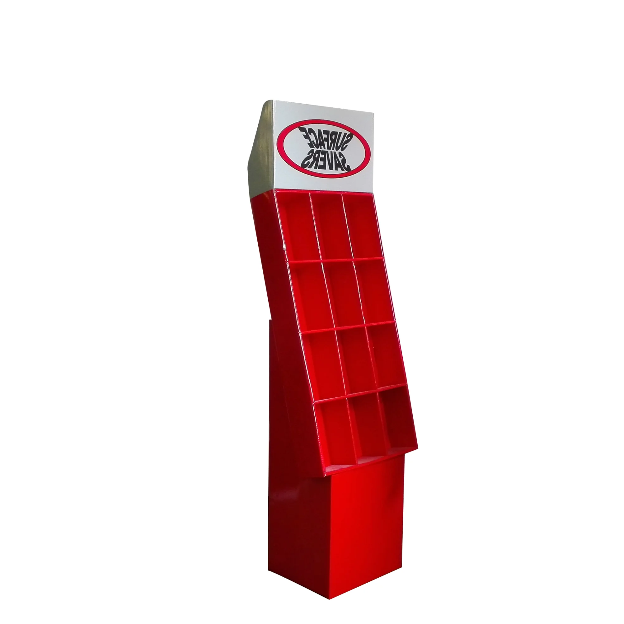 Multifunctional Standing Booth Display Stand Cardboard Retail Store ...