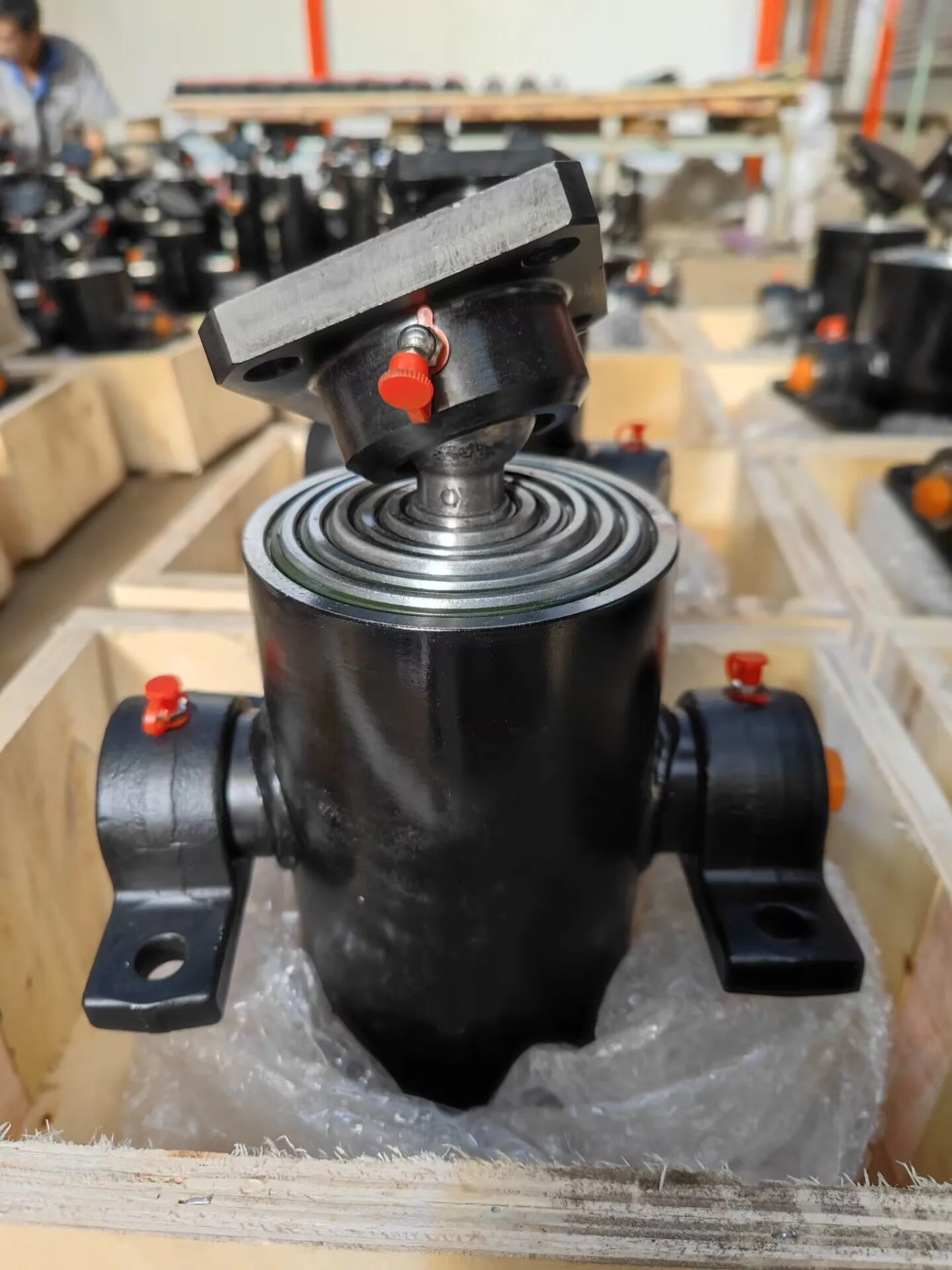 Underbody Mini Telescopic Single Action Hydraulic Cylinder For Dump ...