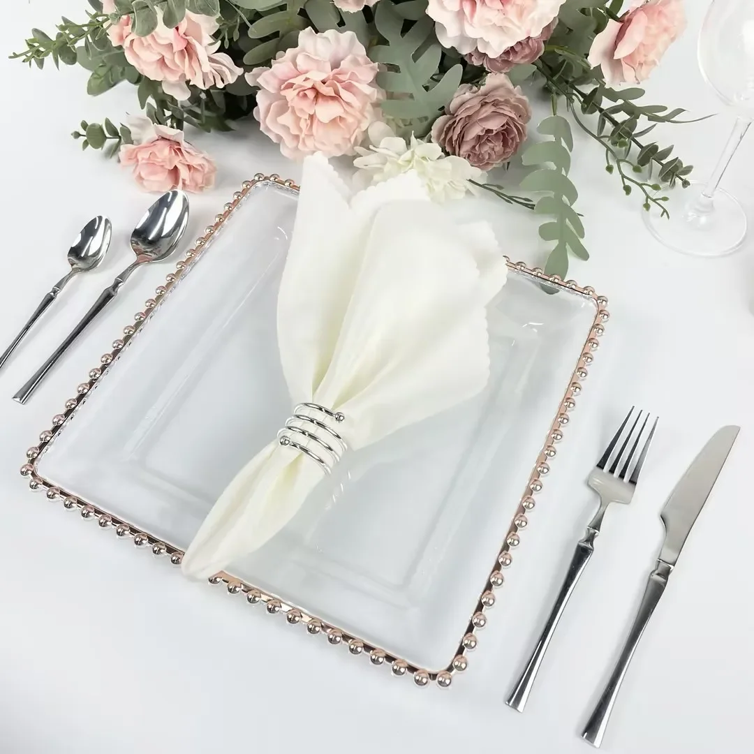 Factory Price Round Plastic Under Plate Imitating Wood Grain Wedding ...