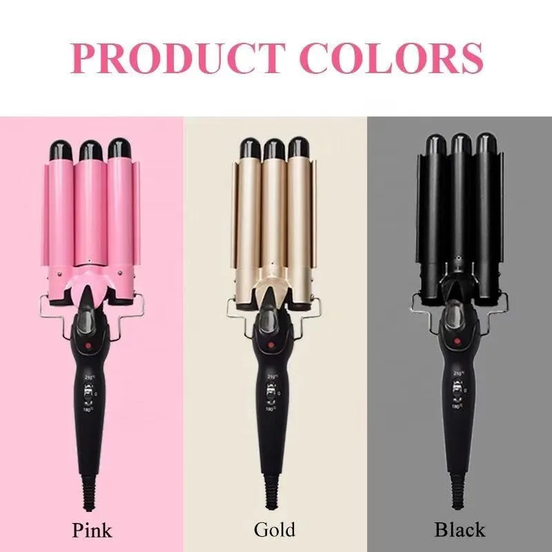 Modern Salon Electric Splint Curling Iron 22 25mm Curling Iron Three ...