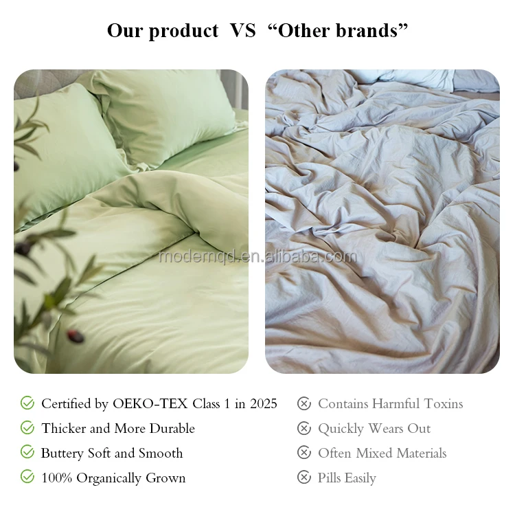 OEKO-TEX Smooth Soft Luxury Home 100% Bamboo Bedding Set