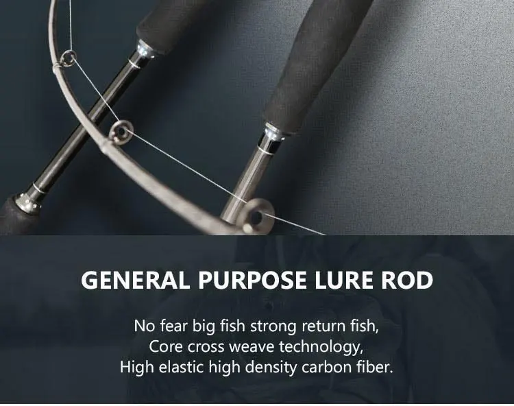 XDL Oem 2.4m M ML Two Pieces 30T+40T Carbon Fiber Fishing Rods EVA ...