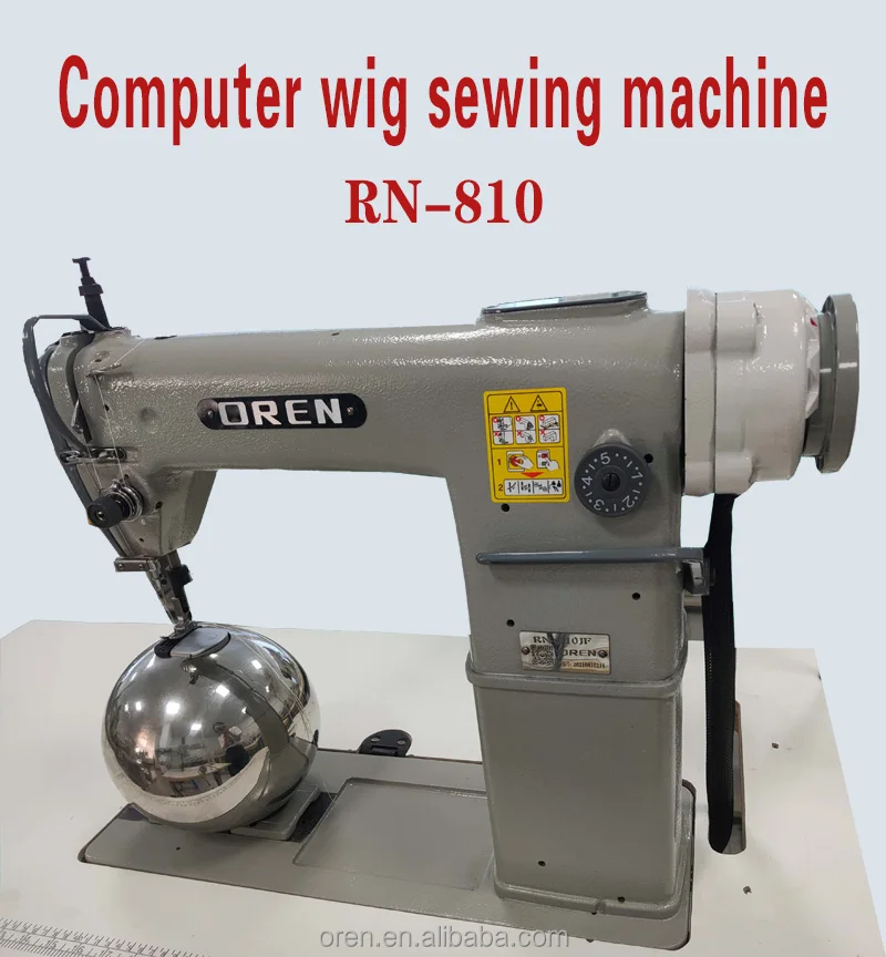 Kind Woman Wig Sewing Machine Girl Sewing Machine Rn-810jf - Buy ...