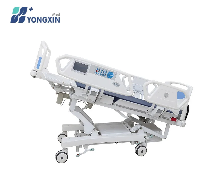 Hospital Equipment Supplies Electric Eight Function Adjustable Icu Bed ...