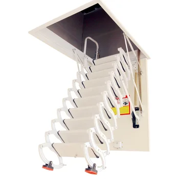 Folding Attic Stairs Loft Ceiling Mounted Retractable Hatch Stair - Buy ...