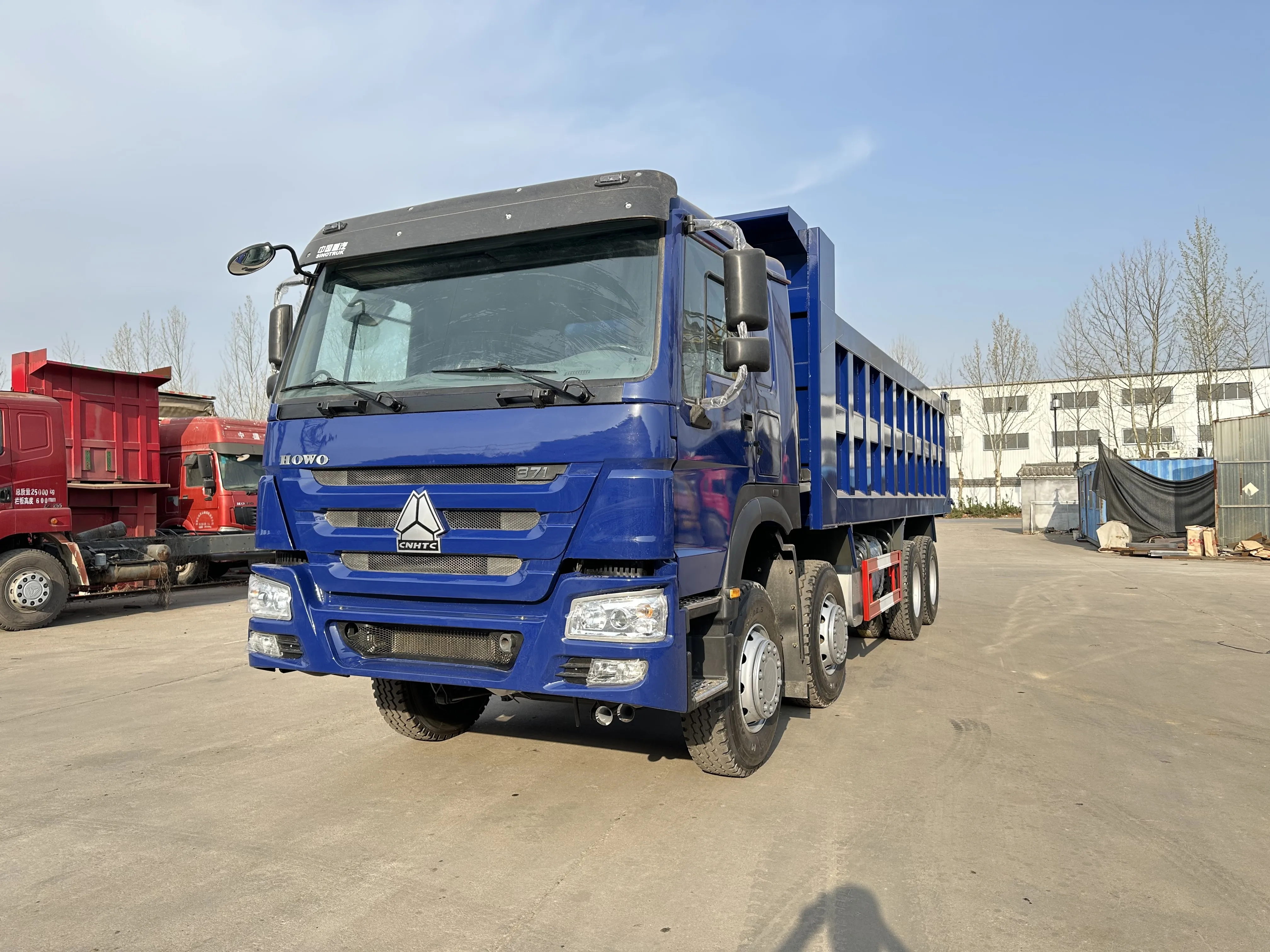 Used Sinotruk Howo 8x4 Dump Tipper Dumper Truck Fo 50 Tons Coal/stone ...