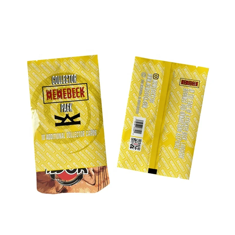 Foil Packaging for Trading Cards - Customizable & Recyclable