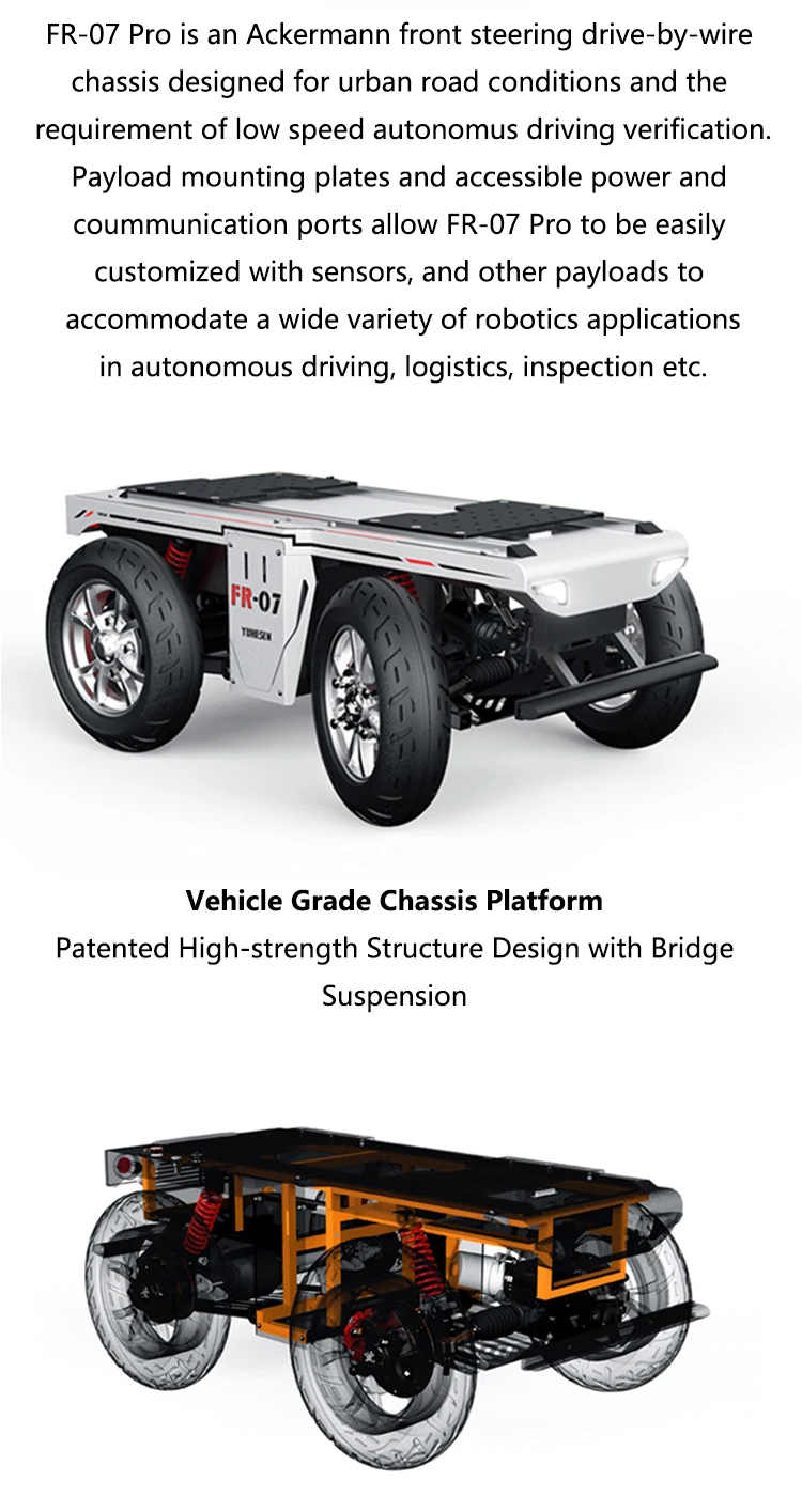 YUHESEN FR-07 PRO - Autonomous Delivery Robot for Outdoor