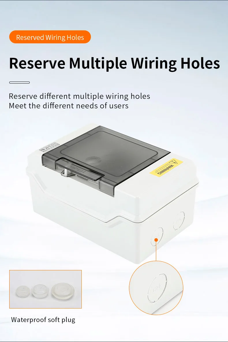 Plastic 4 Way 6 Way Solar Dc Mcb Enclosure Distribution Box Ac Sassin ...