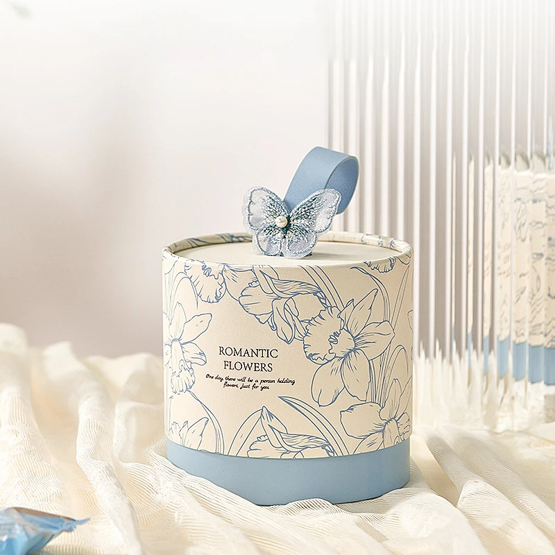 Blueberry Premium Design Paper Boxes Factory Customized LOGO Cylinder ...