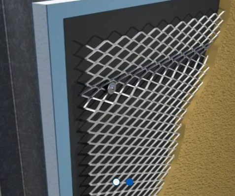 Galvanized Expanded Steel Plaster Asphalt Paper-backed