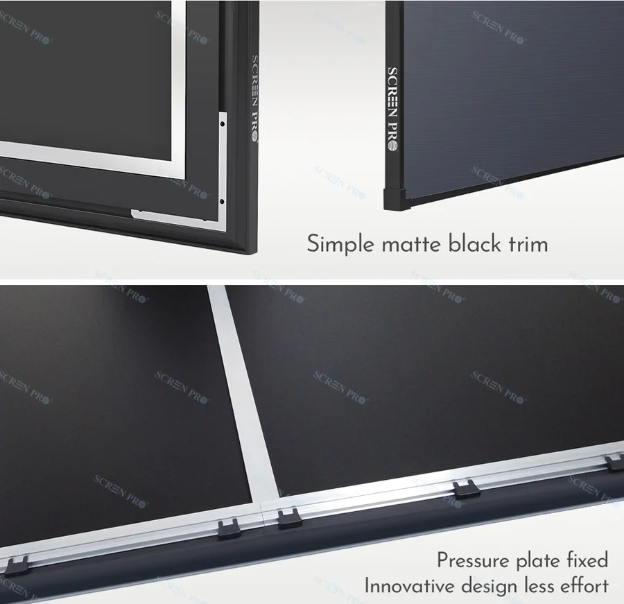 SCREEN PRO 100" Inch Fixed Frame Projector Screen for 4K UST