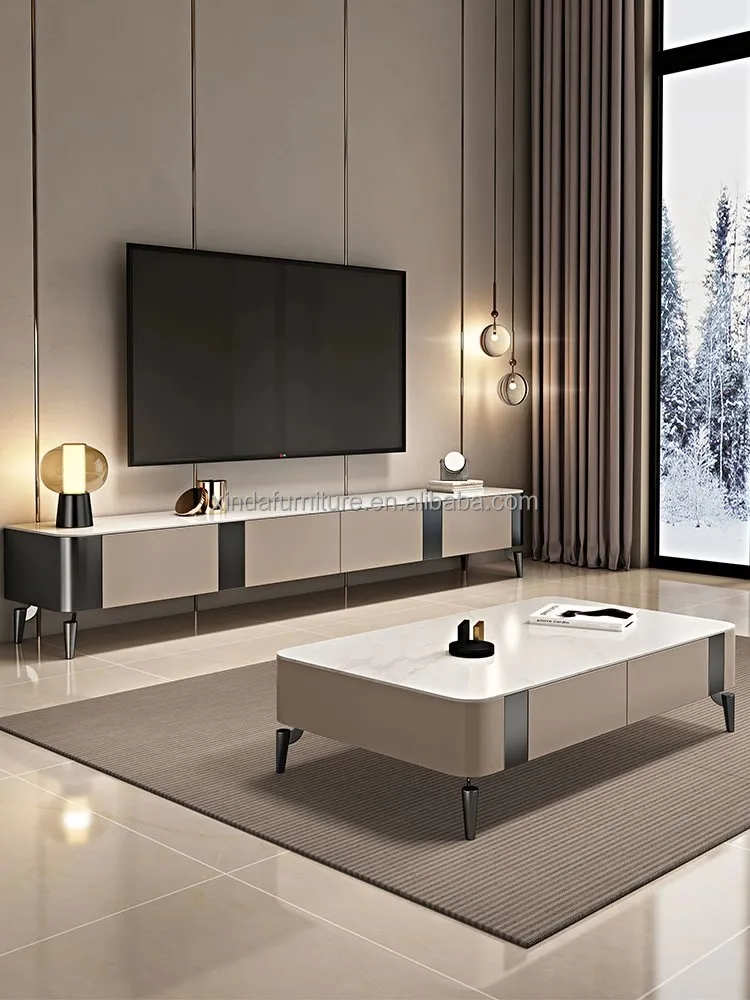 Modern Wooden Console Bench - Stylish Living Room Furniture