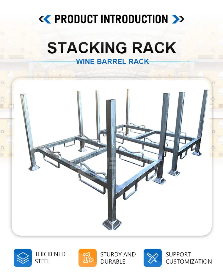 Heavy Duty Stackable Oil Drum Barrel Racks - Durable & Versatile