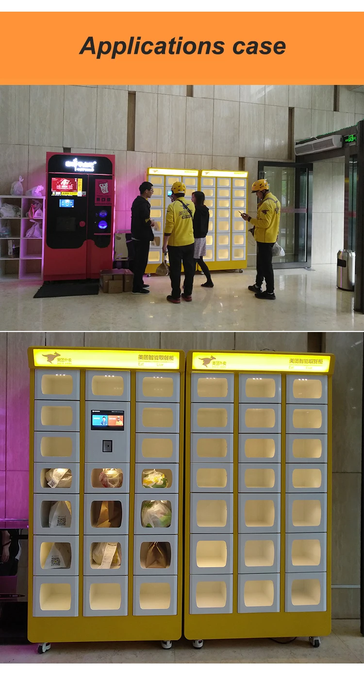 Heat Preservation And Disinfection Smart Food Delivery Locker Cabinet ...