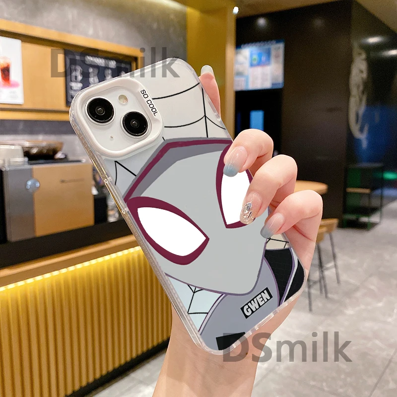 Cartoon Spider Phone Case For Iphone 15 14 13 Pro 12 11 Pro Xs X Xr Max ...