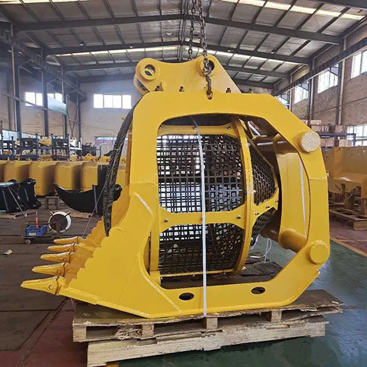 Rotary Screen Bucket Loader Attachments Soil Screening Bucket - Buy ...