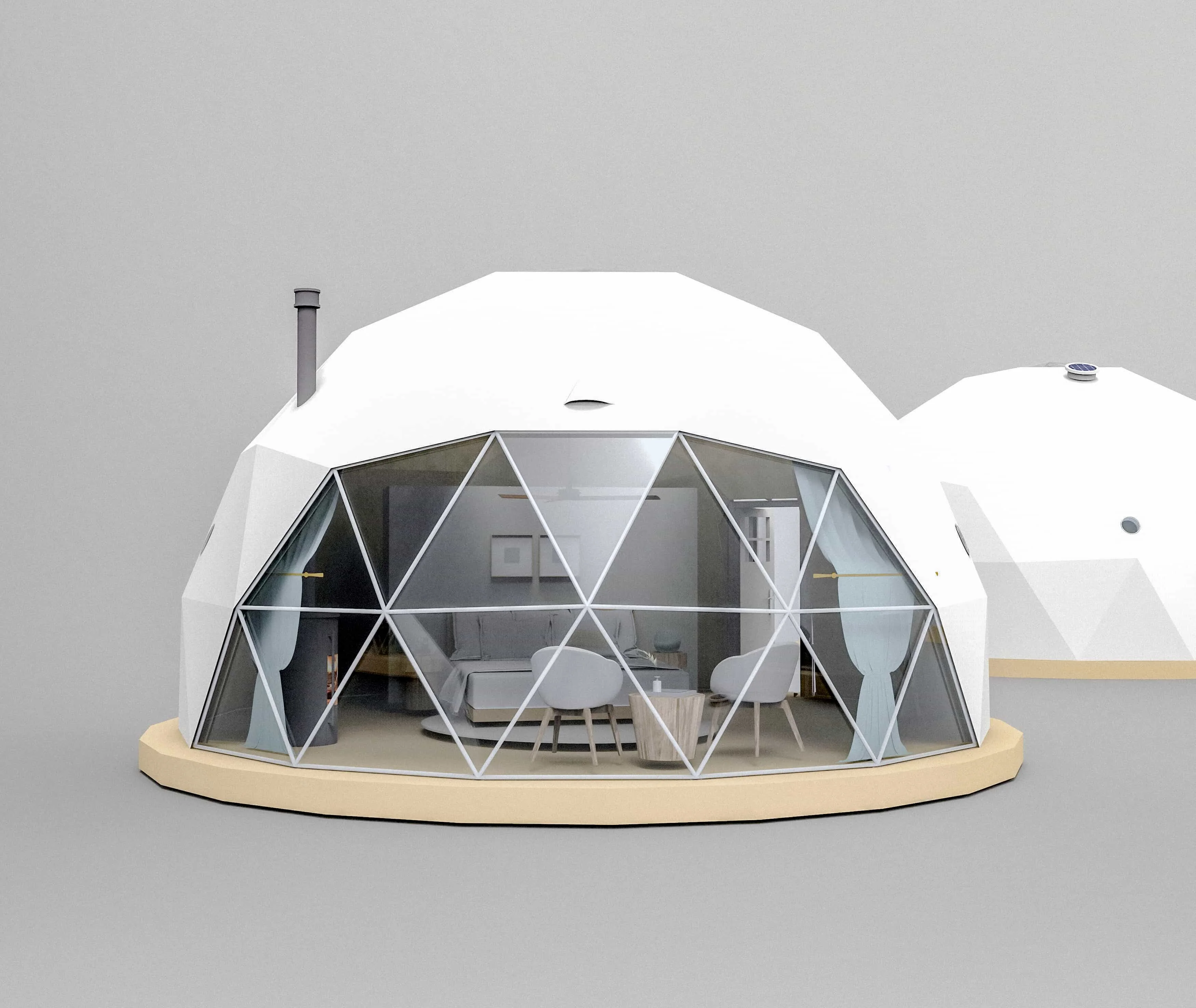 6m Steel Frame Tent House Geodesic Domes for Gamping Resort| Alibaba.com