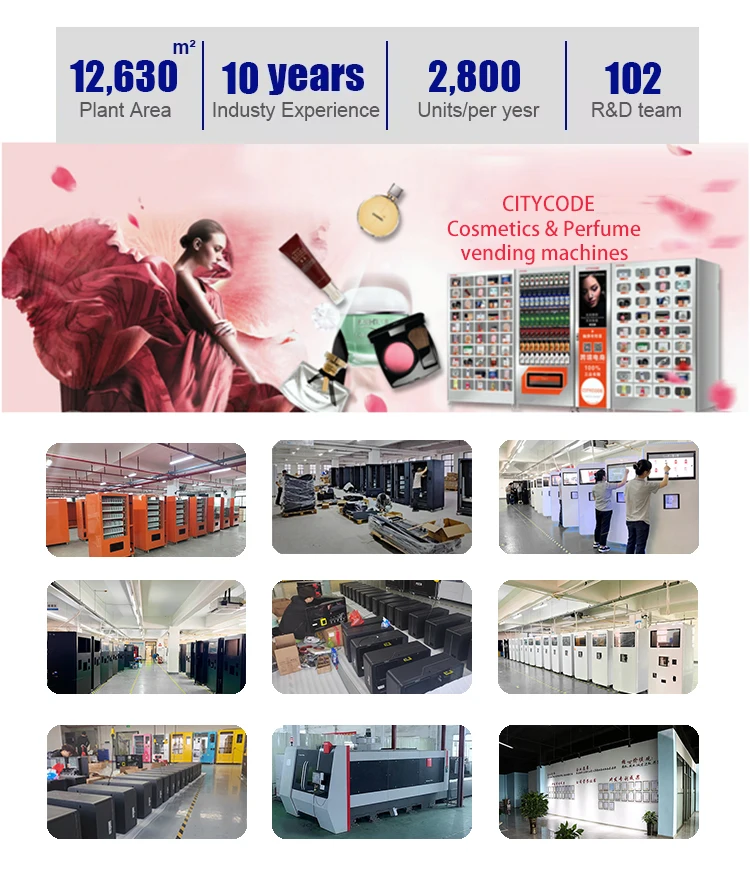 Custom Perfume Spray Vending Machine - Smart & Versatile