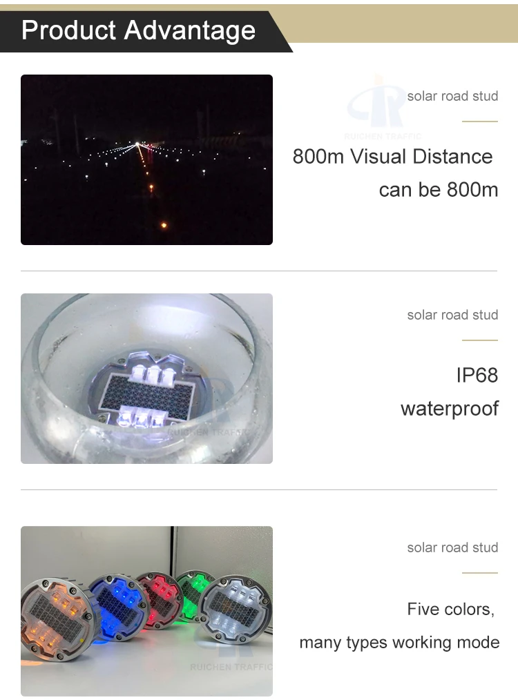 Driveway Marker Cateyes Flashing Bi Directional Reflectorized Pavement ...