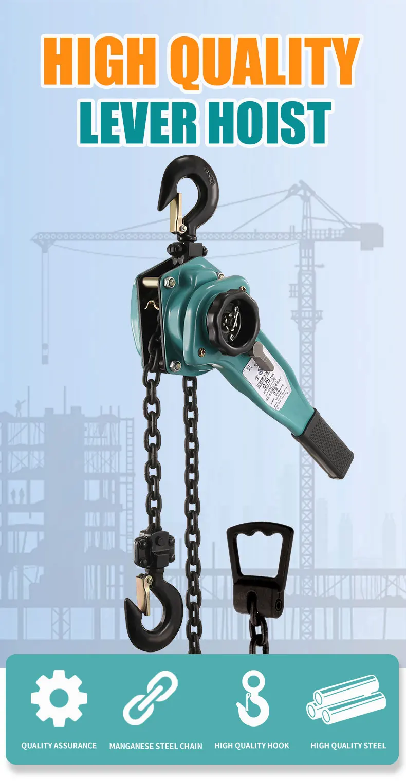 360 Rotation 3 Ton Hand Chain Lever Hoist - Block3t