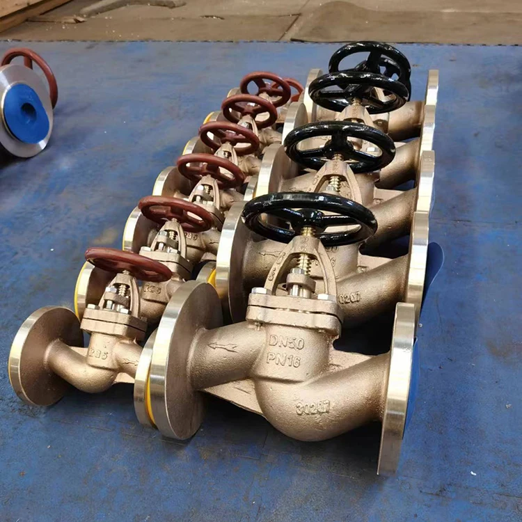 DIN Bronze Body Screw down Straight Non-Return Marine Globe Valve DN25 PN16