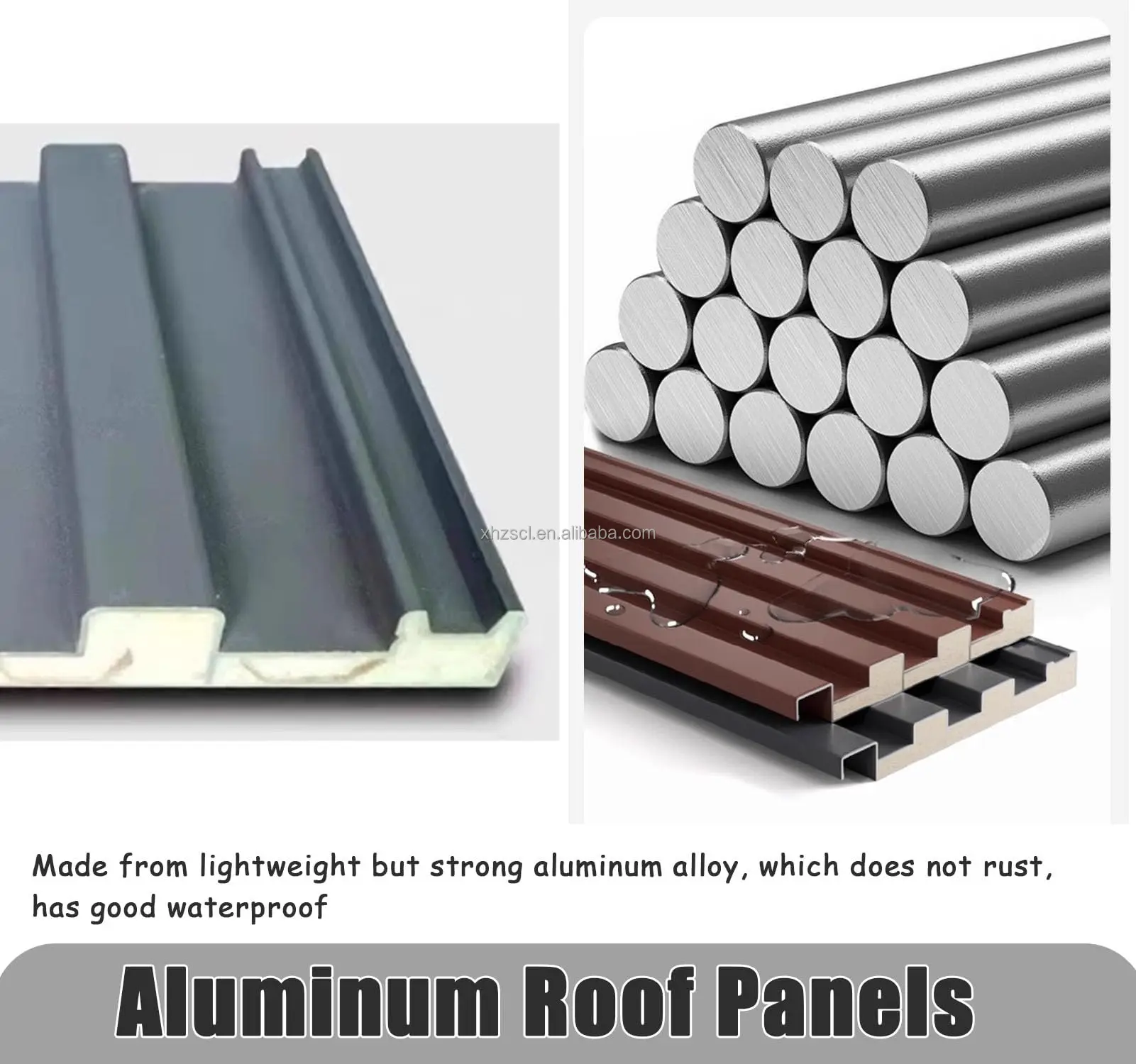 Modern Aluminum Roof Sandwich Panels - Eco-Friendly, Water & Fire ...