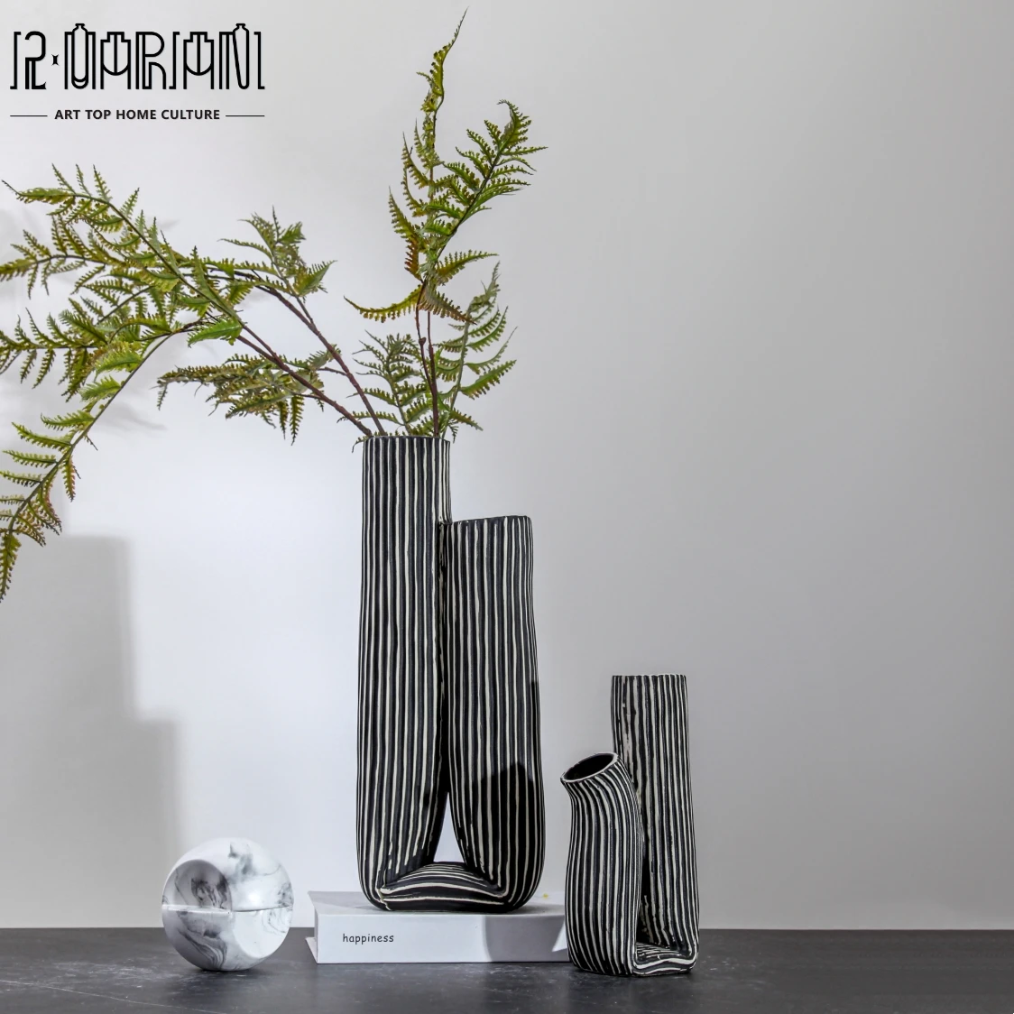 Nordic Irregular Shape Minimalist Line Flower Vase
