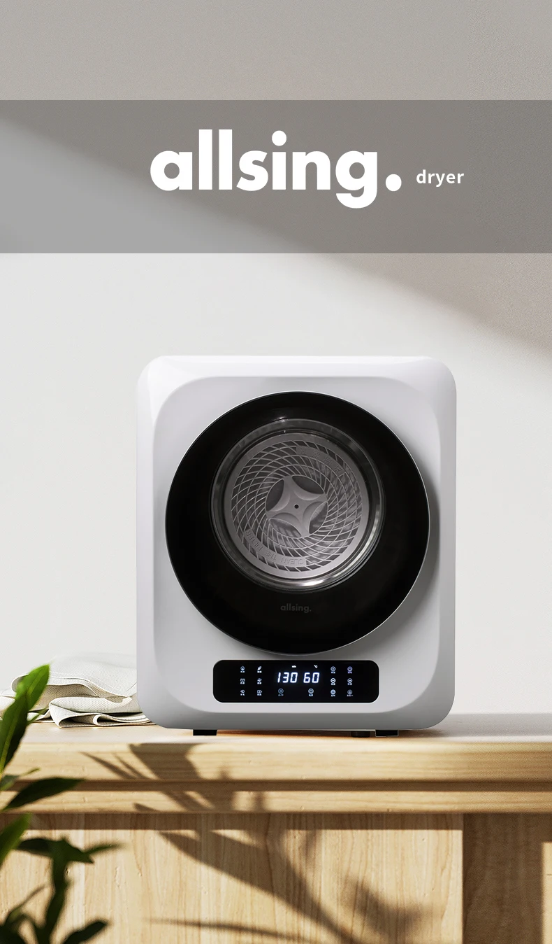 Allsing Portable Auto-electronic Control Panel Front Load Stainless ...