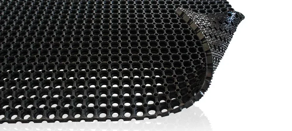 FAPRE Outdoor Heavy-Duty Rubber Ring Mats - Durable & Safe