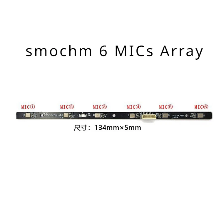 Far-field Microphone Array with 6 Microphones for Voice Interaction