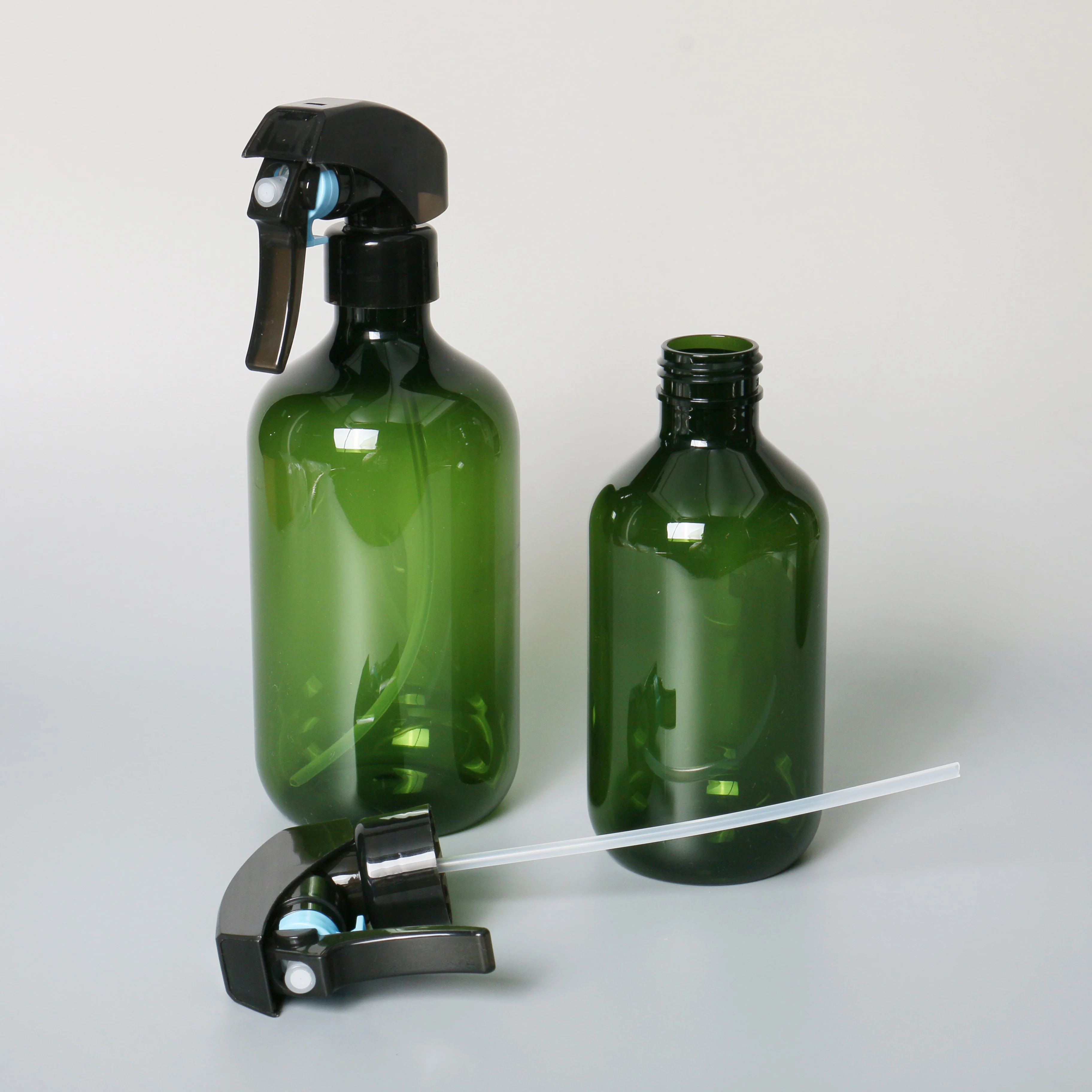 Customized 200ml 300ml 500ml Empty Transparent Plastic Trigger Mist ...