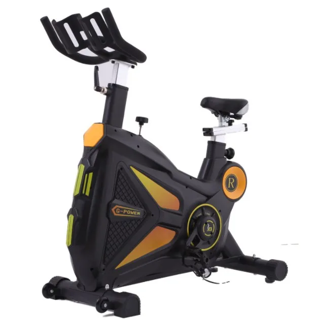 Indoor Exercise Spinning Bike With Monitor For Portable Home Fitness ...