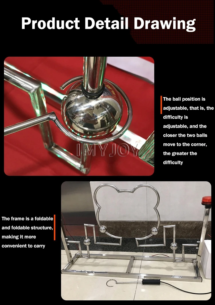 Interactive Fast Metal Maze Challenge - Reaction Game