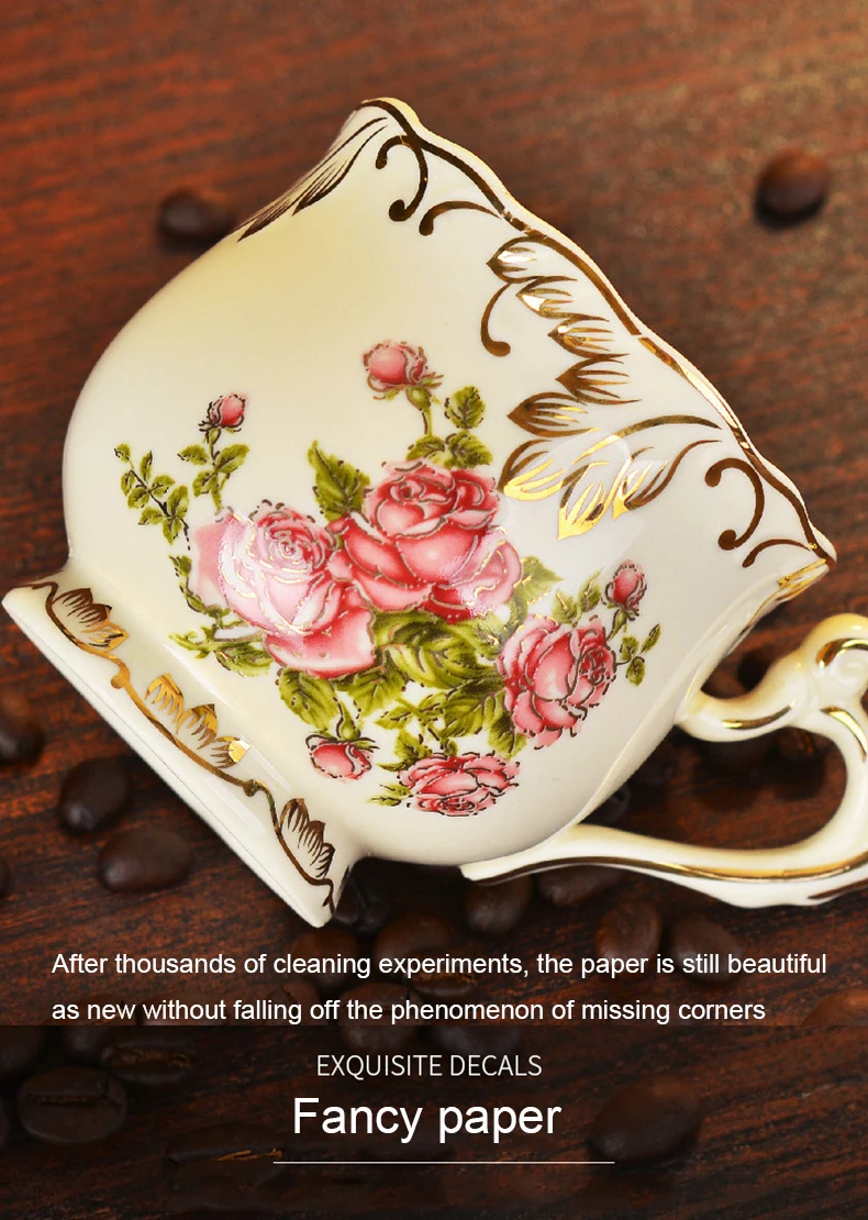 Shop Our European Style Ceramic Coffee Tea Cup Saucer Sets