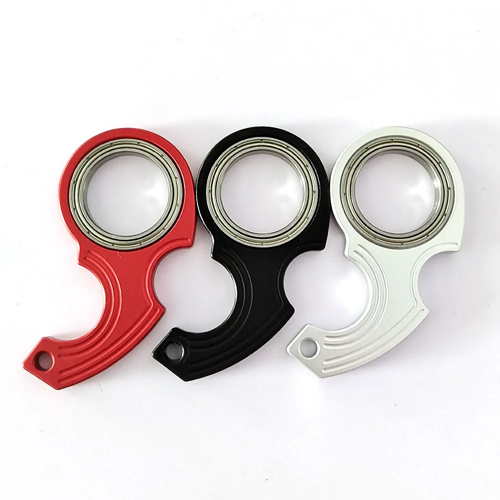 Renhui Hand Fidget Autism Fitchet Spinners 20mm Keyring Key Ring Custom ...