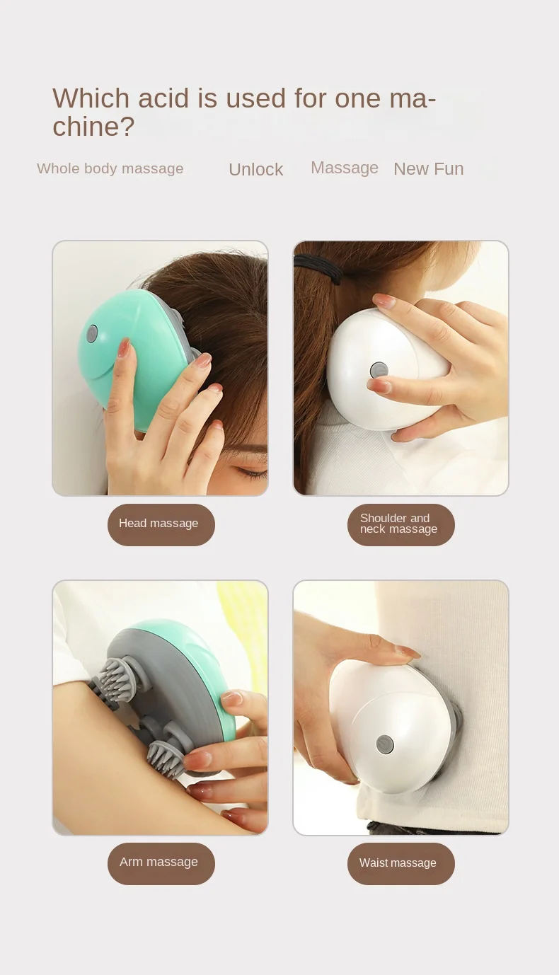 Head Spa Massager - Portable Electric Scalp Hair Massager