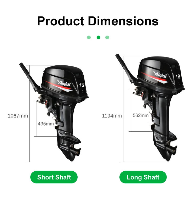 Oem Odm Aiqidi 18hp Boat Propulsion Outboard 326cc 14.7kw Fisher ...