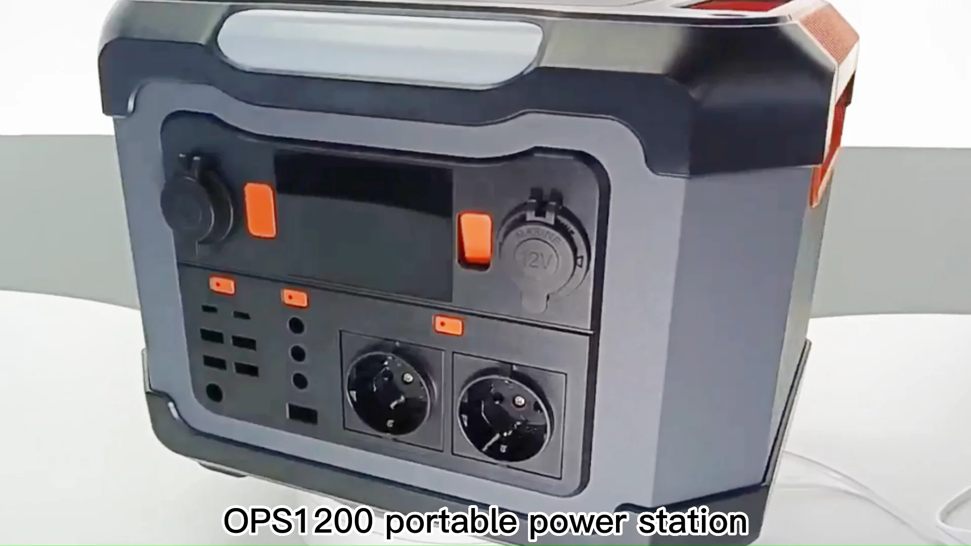 1200w Emergency Backup Solar Generator Lithium Ion Battery Portable ...